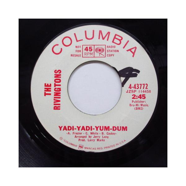 b/w Yadi-Yadi Revisited (US/Columbia-43772/'66 Promo Red Round Logo White Label 45)「トラッシュメン〜クランプス、スーパースナッズ/サーフィン・バード」元ネタ...