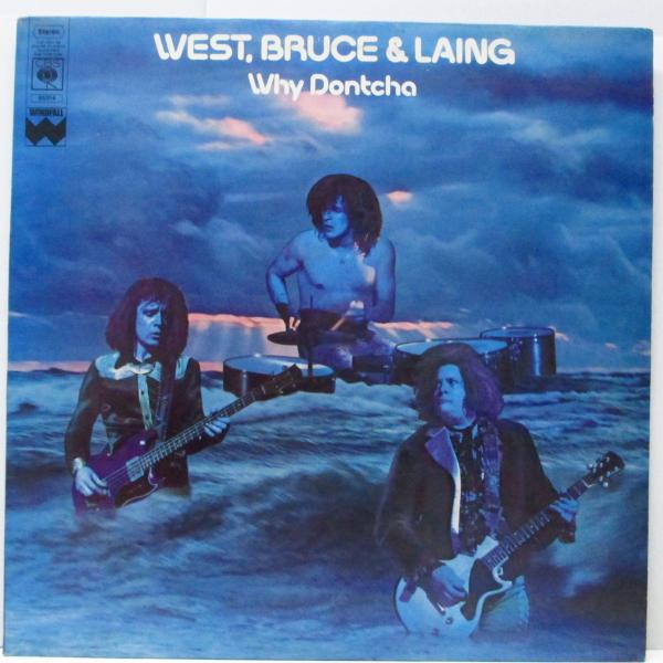 (UK/CBS S 65314/'72 Orig.Box Logo Center Deep Orange Label LP)  「ジャック・ブルース」率いる大御所トリオ「ウェスト、ブルース&amp;レイング」、'73年大名作デビュー・アルバ...