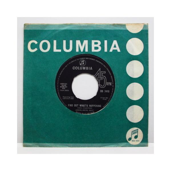 b/w Insecticide (UK/Columbia DB-7415/'64 Orig.Silver Logo Black Label 45＋CS)「プリティ・シングス」と並ぶ英チンピラ・モッズ・ビート・バンド大御所「ダウンライナーズ・...