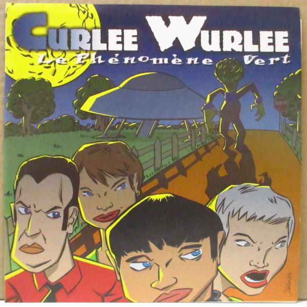 (France/Wiped Out W.O 008/02.Orig.Purple Paper Label Large Hole Centre 4-Track 7"+PS,Insert) フランス語で歌うスタイルが個性的なドイツ出身の男女混合...