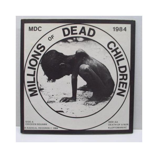 (US/R Radical MDC3 /84.Orig.White &amp; Black Label Flat Centre 3曲入り7"+Insert，Poster CVR) 自身のR Radicalからリリースされた2ndシングル。A...