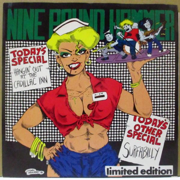 b/w「Surfabilly」(US/Baylor BAY 5/91.Limited.Black Paper Label Large Hole Centre Pink Vinyl 7"/PS) Nashville Pussyでの活躍で知られ...