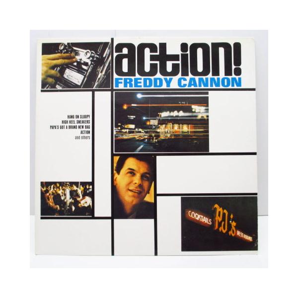 (GERMANY/Outline OLLP-5227/'83 Reissue Blue Graph Paper Label STEREO LP)ボストン出身ポップ(ジャイブ）ロッカー「フレディ・キャノン」、大手ワーナー社移籍後の'65年通算...