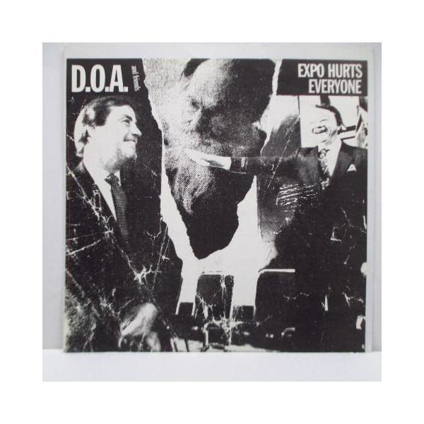 (Canada/Sudden Death /86.Orig.Yellow &amp; Orange Label Flat Centre 4曲入り7"+Insert，PS) D.O.A. + Rhythm Activism、Stu Leal ...