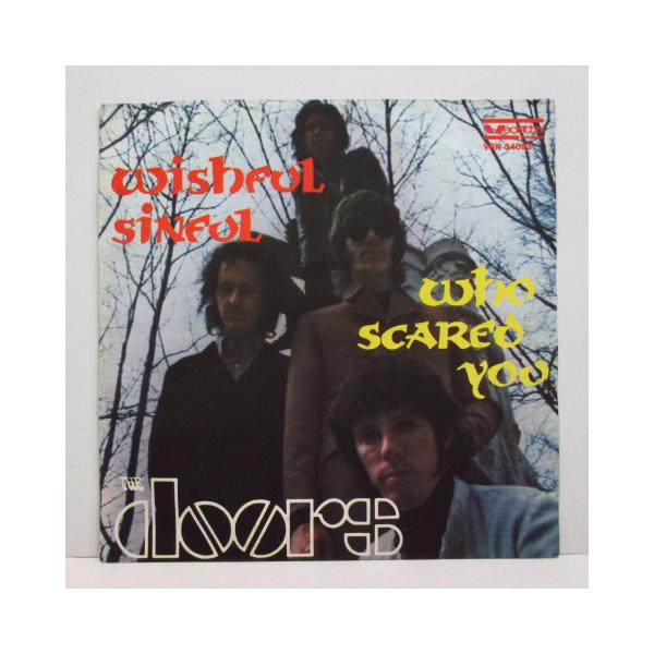 b/w Who Scared You (ITALY/Vedette VRN-34093/'69 Orig.Logo Top Black  Label 45＋PS)天才詩人ジム・モリソン率いる L.A.サイケ〜ロック界の大御所ドアーズ、'69...