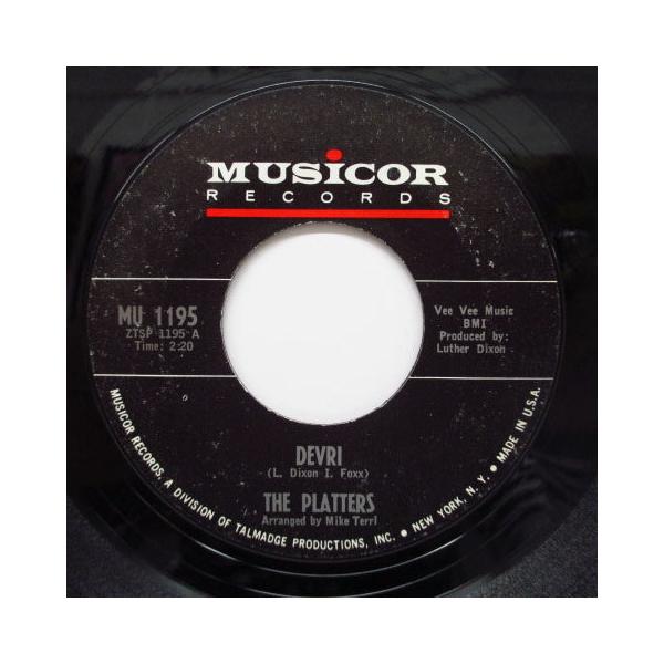 (US/Musicor-1195/’66 Orig.White Logo Black Label 45)名曲「オンリー・ユー」他で有名なR&amp;Bコーラス・グループ「プラターズ」、SOUL界転身時'66年全米111位を記録した、奇才IN...