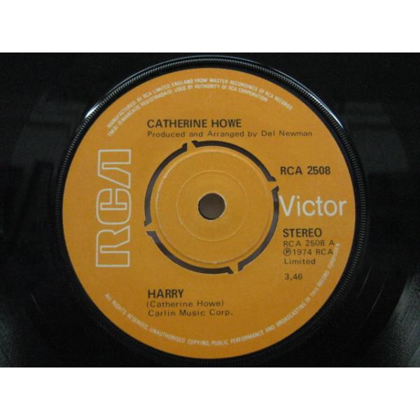 (UK/RCA Victor-2508/'74 Orig.Orange Label 45)英女性シンガー・ソング・ライター「キャサリン・ハウ」、アルバム・タイトルにもなった、'74年発表の極美メロ・スロウ・ナンバー！B面も同じく極美メロ・ナ...