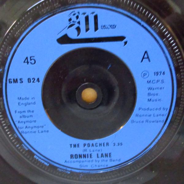 b/w「Bye And Bye (Gonna See The King)」(UK/GM GMS 024/'74 Orig.Blue Plastic Label Flat Center 7") 「スモール・フェイセス」「フェイセス」の燻し銀ベ...
