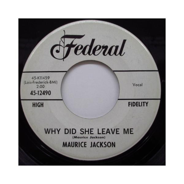 b/w Never Meant To Be Mine (US/Federal-12490/'63 Black Script Logo Promo White Label 45) マイナーR&amp;Bシンガー、'63年発表の、ホーン入り・ミ...