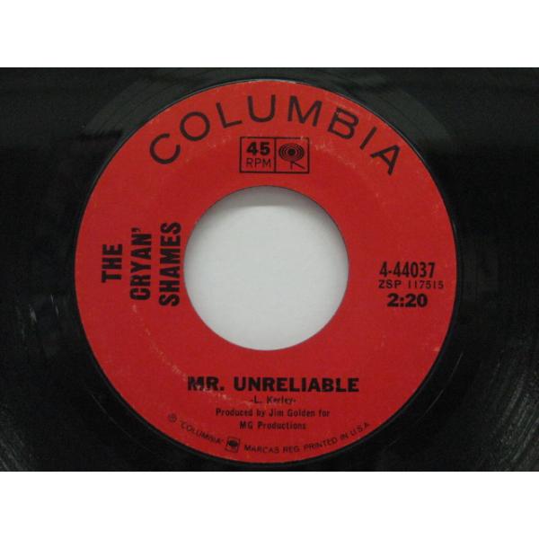 (US/Columbia-44037/'67 Orig.Round Logo Black &amp; Red Label 45)'66年ヒット曲「シュガー＆スパイス」で有名なイリノイのグループ「クライアン・シェイムス」、'67年3作目で、「...