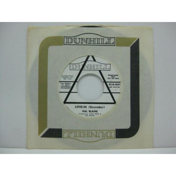 (US/Dunhill-4091/'67 PROMO Big-A White Label 45＋CS)「フィル・スペクター」関連作天才スタジオ・セッション・ドラマー「ハル・ブレイン」、'67年発表の、BOB BERT（S.YOUTH〜PUS...