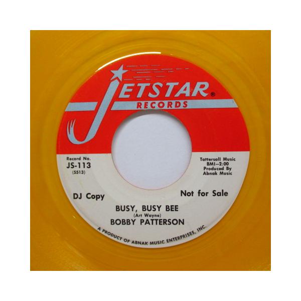 (US/Jetstar-113/'68 Red Top &amp; White Label PROMO Only Gold Vinyl 45)テッド・テイラー、フォンテラ・バス等のプロデュースでも有名なテキサス出身サザンSOUL界重鎮「ボビ...