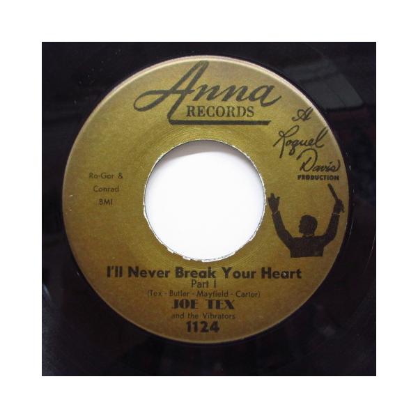 (US/Anna-1124/’60 Orig.Script Logo Gold Label 45)‘67年「ショウ・ミー」他のヒットで有名なテキサス出身R&amp;B/SOUL界重鎮「ジョー・テックス」、初期下積み変革期の'60年Anna社...