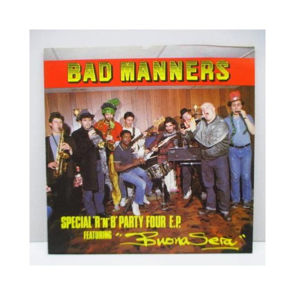 (UK/Magnet MAG 211 /81.Orig.White Label Round Centre 4曲入り7"+PS) 2トーン後期より未だに現役で活動を続けるパーティ・スカ・キン グ、バッド・マナーズの4曲入りEP。「Don't ...