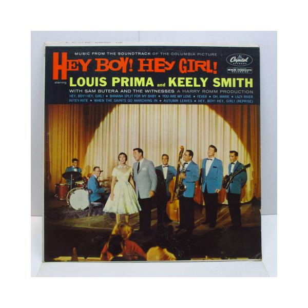 (US/Capitol T-1160/'59 Orig.Ovel Logo Side Rainbow Rim Black Label Mono LP)SWING-JUMP大王ルイ・プリマとキーリー・スミス嬢主演'59年米同名映画のサントラ。...