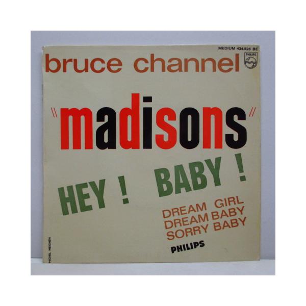 (FRANCE/Philips 434.526.BE/60's White Block Logo Green&amp;White Label 4-Track EP+PS)米ブルーアイド・R&amp;B-POPシンガー「ブルース・チャネル」、...