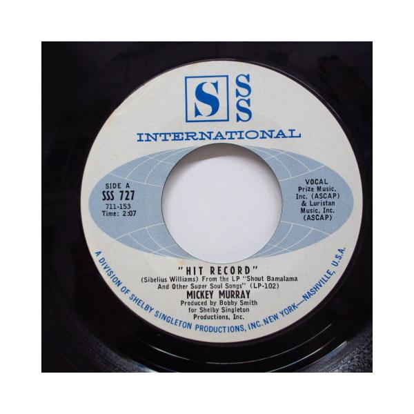 b/w How Many Breaks Can One Heart Take (US/SSS Int'l-727/'67 Box Logo Top Light Blue Label 45)サザンSOULシンガー「ミッキー・マレイ」、'67年...