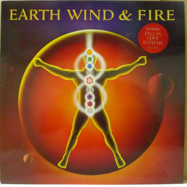 (UK/CBS 25120/'83 Orig.White Logo Orange Top &amp; Yellow Label Stereo LP＋Inner) 大御所ファンク〜ディスコ・グループ「アース・ウィンド・アンド・ファイアー」の ...