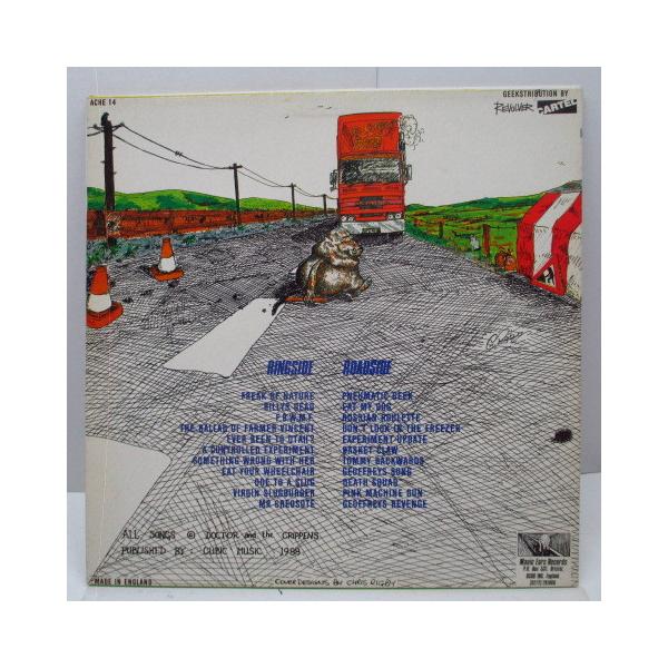 (UK/Manic Ears ACHE 014 /88.Orig.Green Label Black Vinyl LP+Inner,Insert)  日本のJuntessともスプリット出してた演劇がかった(!?)ユニークなUKハードコアバン...