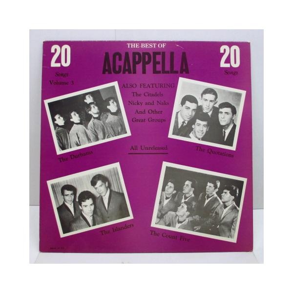 (US/Relic-103/ 80's Reissue Black Logo Gold Label LP) DooWop再発名門米RELIC社アカペラ・シリーズ・コンピ第3弾。「Quotations/I Wonder Why」、「Citad...