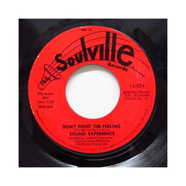 b/w  You Don't Know What You're Doing (US/Soulville-14024/'74 Black Logo Red Label 45)米MD/ボルチモアのマイナーSOULグループ「サウンド・エキスエリエ...