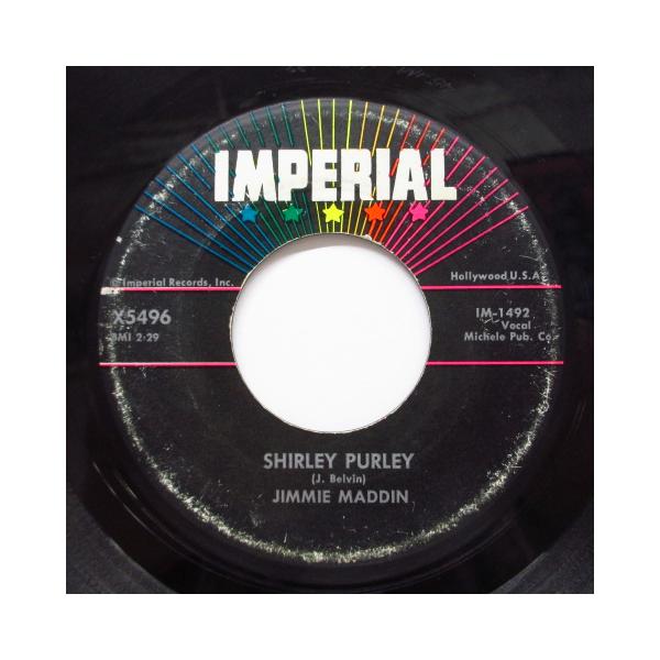 (US/Imperial-5496/'58 Orig.White Block Logo &amp; Color Line Top，Black Label 45)ジャズSAXプレイヤーとしても有名な、南カリフォルニアの白人マイナー・ロッカー「...