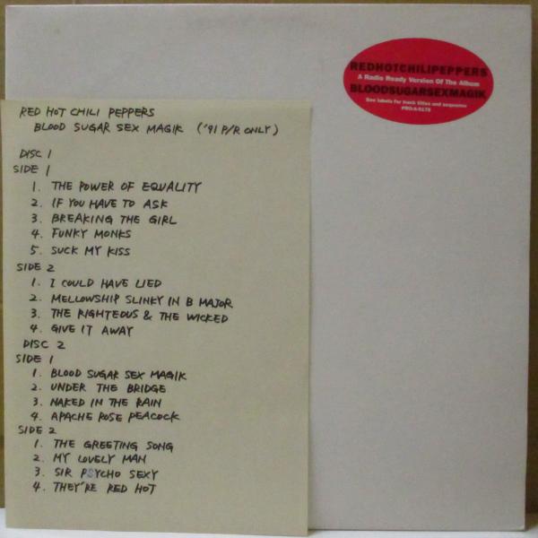 (US/Warner Bros. PRO-A-5170/'91 Promo Cream Label 2xLP+Insert/Stickered Gatefold CVR) ミクスチャー・ロックのパイオニア「レッド・ホット・チリ・ペッパーズ」...