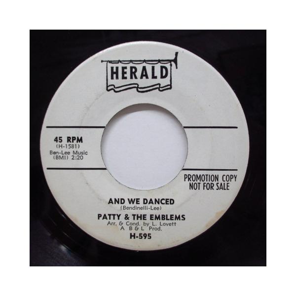 (US/Herald-595/'64 Block Flag Logo Promo White Label 45)'64年デビュー大ヒット名曲「ミックスド・アップ〜」で有名な、天才美声「パティ・ラッセル」嬢率いる男女混声R&amp;Bグループ...