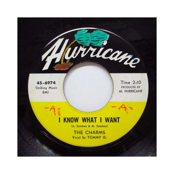 (US/Hurricane-6974/'66 White Script Logo Black， White &amp; Yellow Label 45)オーティス・ウイリアムス率いたドゥワップとは同名のマイナー（ブルー・アイド？）R&amp...