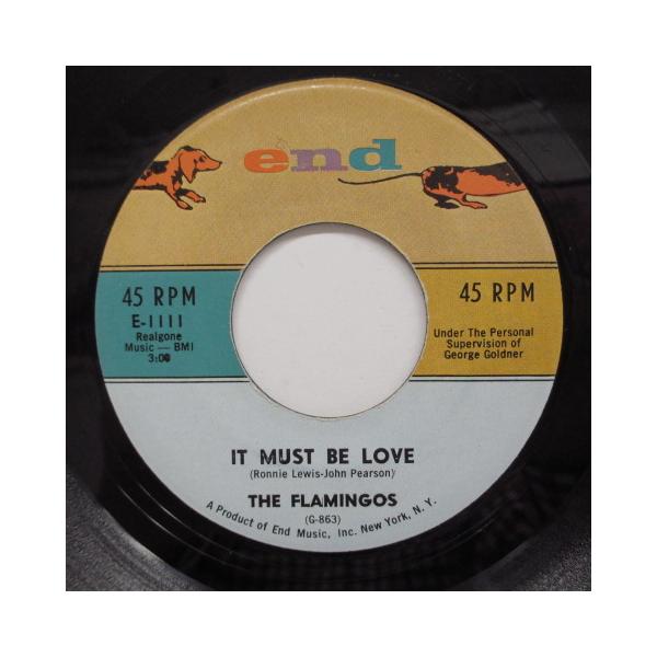 b/w I'm No Fool Anymore (US/End-1111/’61 Orig.Multi-Color Label 45) R&amp;B/ムーディDooWop界重鎮「フラミンゴス」、「DRIFTERS/Save The Las...