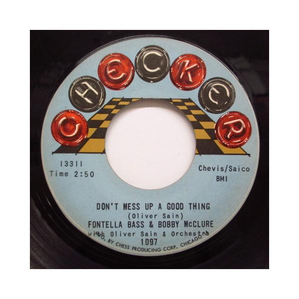 b/w OLIVER SAIN/Jerk Loose (US/Checker-1097/60's Circle Checker Logo Light Blue Label 45)'65年ヒット名曲「レスキュー・ミー」で有名なSOULクイーン...