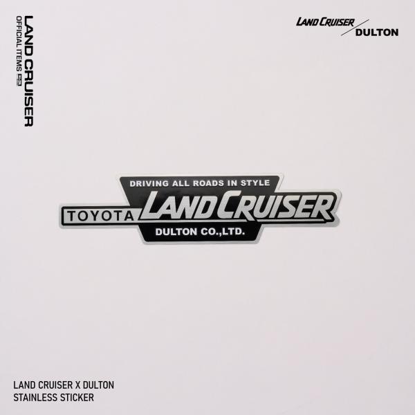 商品コード：LC2504-5017ブランド：LAND CRUISER OFFICIAL ITEMS、ランドクルーザーオフィシャルアイテムズ商品名：LAND CRUISER×DULTON STAINLESS STICKER、ランドクルーザー ...