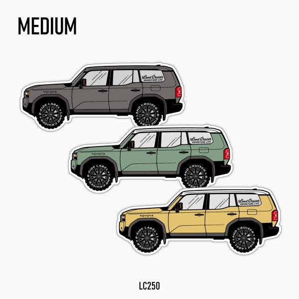 ランクルBASE × B-SIDE LABEL STICKER LC250ブランド：ランクルBASEオリジナルグッズ商品名：ランクルBASE × B-SIDE LABEL STICKER LANDCRUISER LC250、ランクルBASE...
