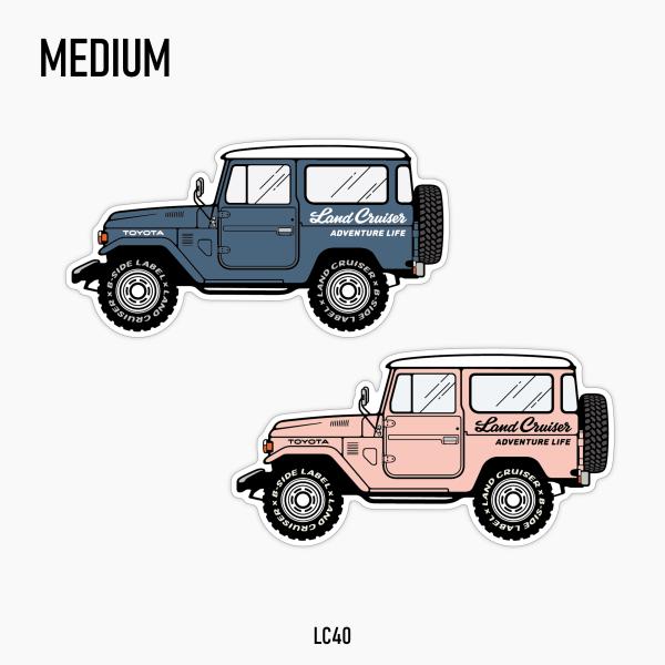ランクルBASE × B-SIDE LABEL STICKER LC40ブランド：ランクルBASEオリジナルグッズ商品名：ランクルBASE × B-SIDE LABEL STICKER LANDCRUISER LC40、ランクルBASE ×...