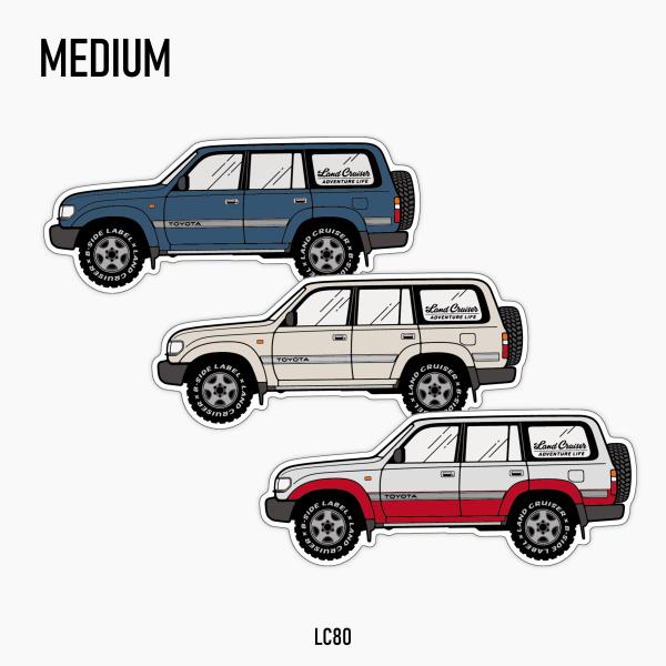 ランクルBASE × B-SIDE LABEL STICKER LC80ブランド：ランクルBASEオリジナルグッズ商品名：ランクルBASE × B-SIDE LABEL STICKER LANDCRUISER LC80、ランクルBASE ×...