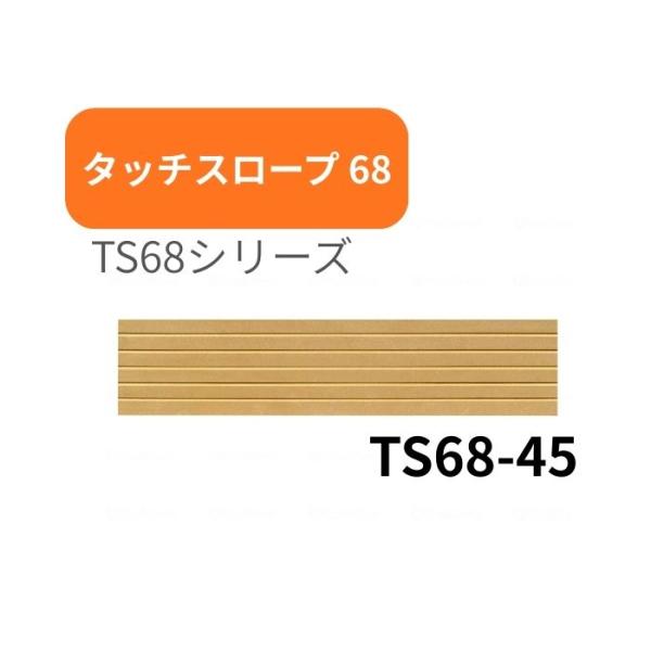 【検索ワード】シンエイテクノ タッチスロープ TS68-45 幅68cm高さ4.5cm 介護 介助 福祉用具 住宅改修 歩行関連 段差解消 スロープ バリアフリー リフォーム 住宅改修 生活支援用品 つまづき 防止 躓く 462006