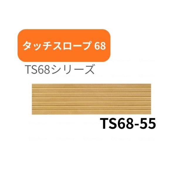 【検索ワード】シンエイテクノ タッチスロープ TS68-55 幅68cm高さ5.5cm 介護 介助 福祉用具 住宅改修 歩行関連 段差解消 スロープ バリアフリー リフォーム 住宅改修 生活支援用品 つまづき 防止 躓く 462006