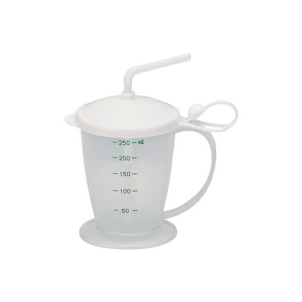 【検索ワード】★ランキング入賞★ 小森樹脂 安定ストローコップ介護 食事 飲みやすい 簡単 お手入れ ストロー 市販のストロー使用可  倒れにくい 蓋付き フタ付 片手 簡単 便利 介助 コップ マグ 857006
