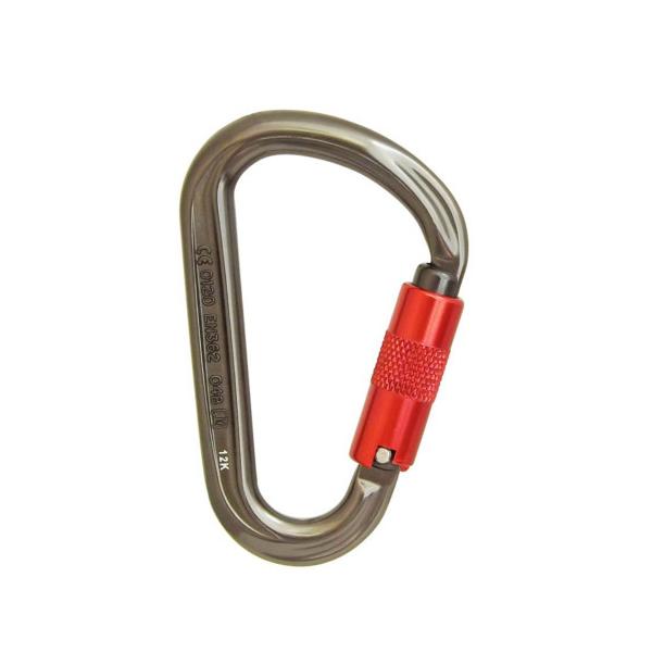 HMS Karabiner Supersafe■特徴カラビナのボディーのヘッドは丸型、背にあたるバック部分は平型です。このヘッド部分の丸いのはロープがスムーズに動くように工夫されています。■仕様大きさ : 縦120 mm　幅 74mm重さ ...
