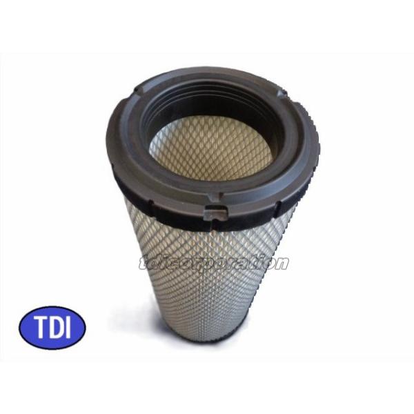 デンヨー発電機DCA45 エアーエレメント建設機械型式　DCA45ESHDCA45USH型式の確認が必要です。本体寸法　高さ308、外径126、内径：84(ウレタンプレート)★年式によってエレメントが異なる場合がございます。　サイズを表記し...