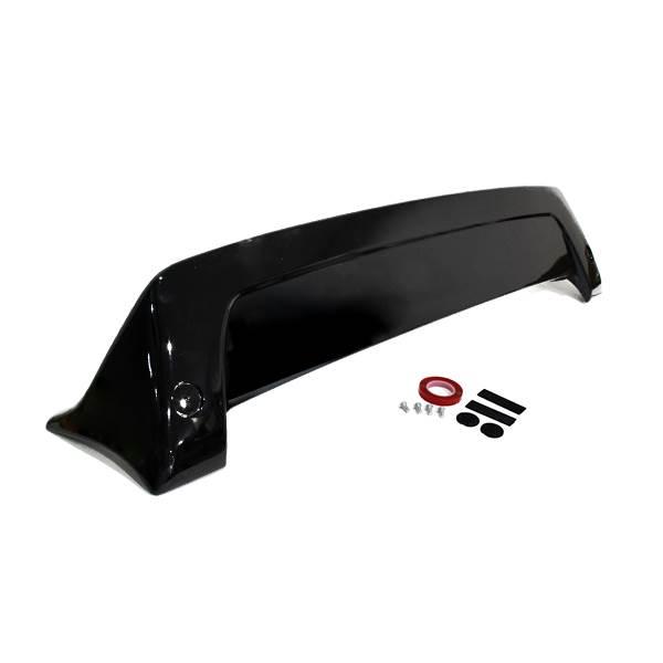 純正オプションのリアスポイラーに似た形状で違和感なく取付頂けます。割れにくく丈夫なABS樹脂です。※お取り付けの際にボディへの穴あけが必要となります。※スポイラー本体に埋め込まれているナットは貫通していませんので、車両側から穴あけしてご使用...