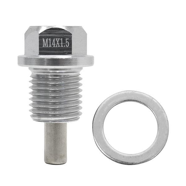 高回転型エンジンに！！エンジンオイル中の鉄粉を強力吸着し、シリンダーや修道部の異常摩耗を未然に防ぎます。耐熱性に優れ、エンジン内の高熱でも磁力は減磁しません。■商品仕様・サイズ：M14×P1.5・2面幅：14HEX・材質 ：アルミ合金・個数...