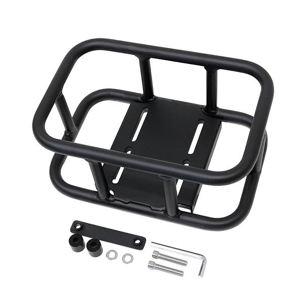 クロスカブ専用！スチールパイプ製フロントバスケット黒塗装仕上げ＆取付固定金具付き！■適合車種・メーカー：ホンダ・車種：クロスカブ 50 AA06 / クロスカブ 110 JA45 JA60■商品カラー：ブラック※説明書の付属はございません