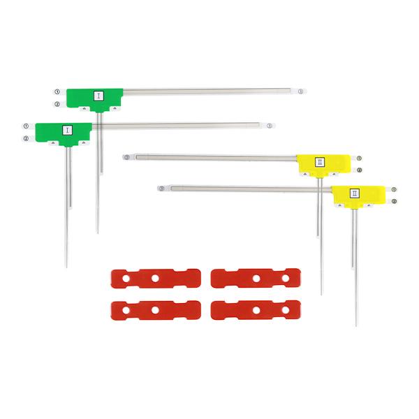 汎用高感度フィルムアンテナですフィルムアンテナはエレメント部分だけ残るタイプを採用エレメント保護フィルム部を最小化する事により、視界の妨げを防止しますまた、耐窓ふき性が高い為、窓ふき時のエレメントめくれが大幅に軽減されます。※ナビによって必...