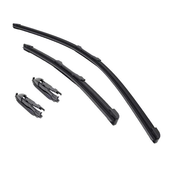 高耐久フッ素樹脂（PTFE）コートラバーを採用し、従来のグラファイト製よりも長寿命を実現しました。摩擦を抑えてスムーズな拭き取りが可能で、雨の日でもクリアな視界を確保します。また、ハンドルの左右を問わず取り付けが可能。付属アタッチメントは反...