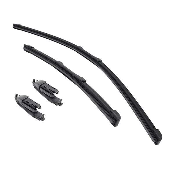 高耐久フッ素樹脂（PTFE）コートラバーを採用し、従来のグラファイト製よりも長寿命を実現しました。摩擦を抑えてスムーズな拭き取りが可能で、雨の日でもクリアな視界を確保します。また、ハンドルの左右を問わず取り付けが可能。付属アタッチメントは反...