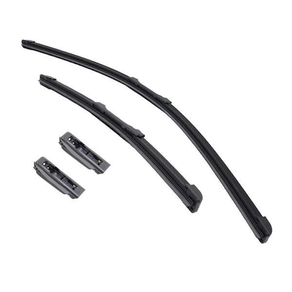 高耐久フッ素樹脂（PTFE）コートラバーを採用し、従来のグラファイト製よりも長寿命を実現しました。摩擦を抑えてスムーズな拭き取りが可能で、雨の日でもクリアな視界を確保します。また、ハンドルの左右を問わず取り付けが可能。付属アタッチメントは反...