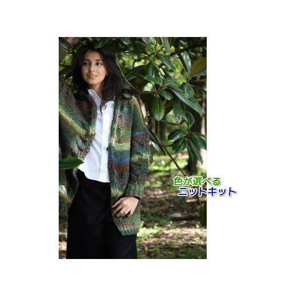 ●こちらは毛糸とテキストに加え、編み針もセットになっています野呂英作の毛糸・シルクガーデンで編むロングカーディガンのニットキット（編みものキット）編み針、無料編み図付きですすっぽり隠れるサイズで着用しやすいゆったりデザイン！お好きな色合いで...