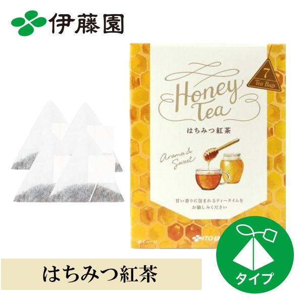 リラックス時間に。甘いはちみつの香りに癒される紅茶です。お湯出しした紅茶に氷を入れて、アイスでも。茶葉が開きやすく、味わいがしっかり愉しめる三角形状ティーバッグを採用。1ティーバッグで約150ｍl。マグカップでもおたのしみいただけます※はち...