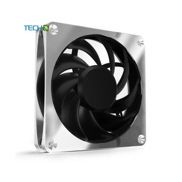 acool (Alphacool ドイツ) Apex Stealth Metal fan 2000rpm Chrome 120mm 25mm厚 ファン 冷却ファン ケースファン CPUクーラー 水冷 ラジエーター [13818]ダブルデイジ...